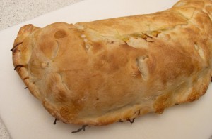 Sausage, Apple, and Onion Calzone | The Three Bite Rule