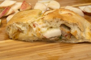 Sausage, Apple, and Onion Calzone | The Three Bite Rule