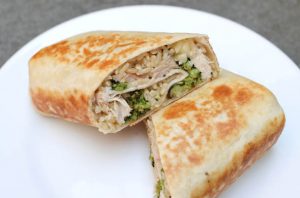 Chicken, Broccoli & Rice Warm Wraps | The Three Bite Rule